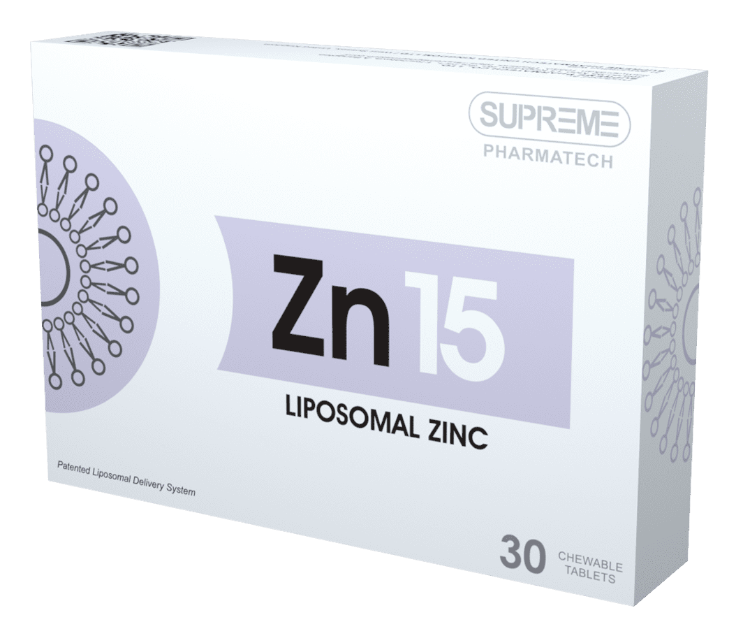 Liposomal Zinc supplement for Zinc deficiency